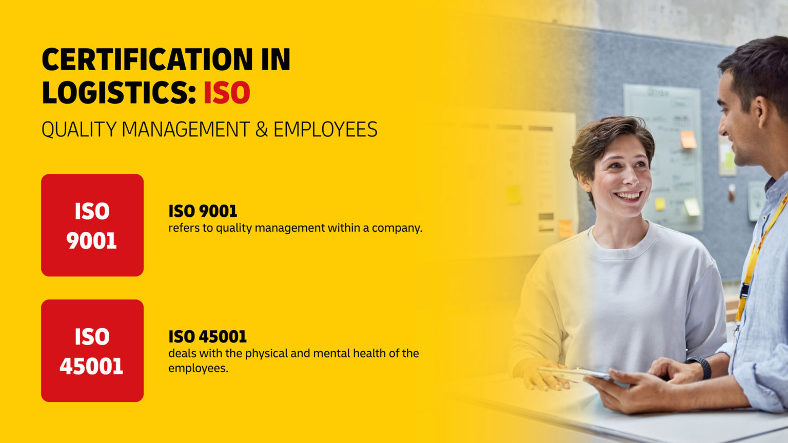 Certifications in Logistics: ISO, TAPA, Environment | DHL Freight