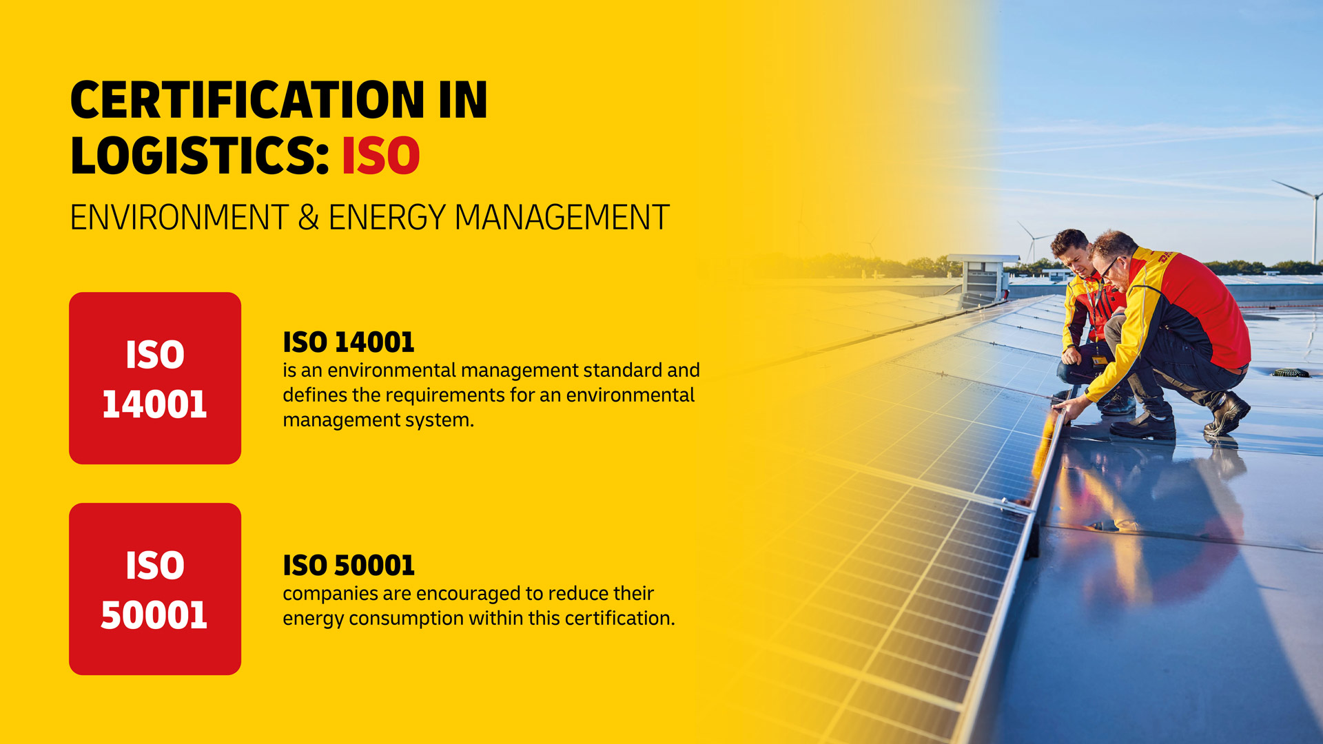 Certifications in Logistics: ISO, TAPA, Environment | DHL Freight