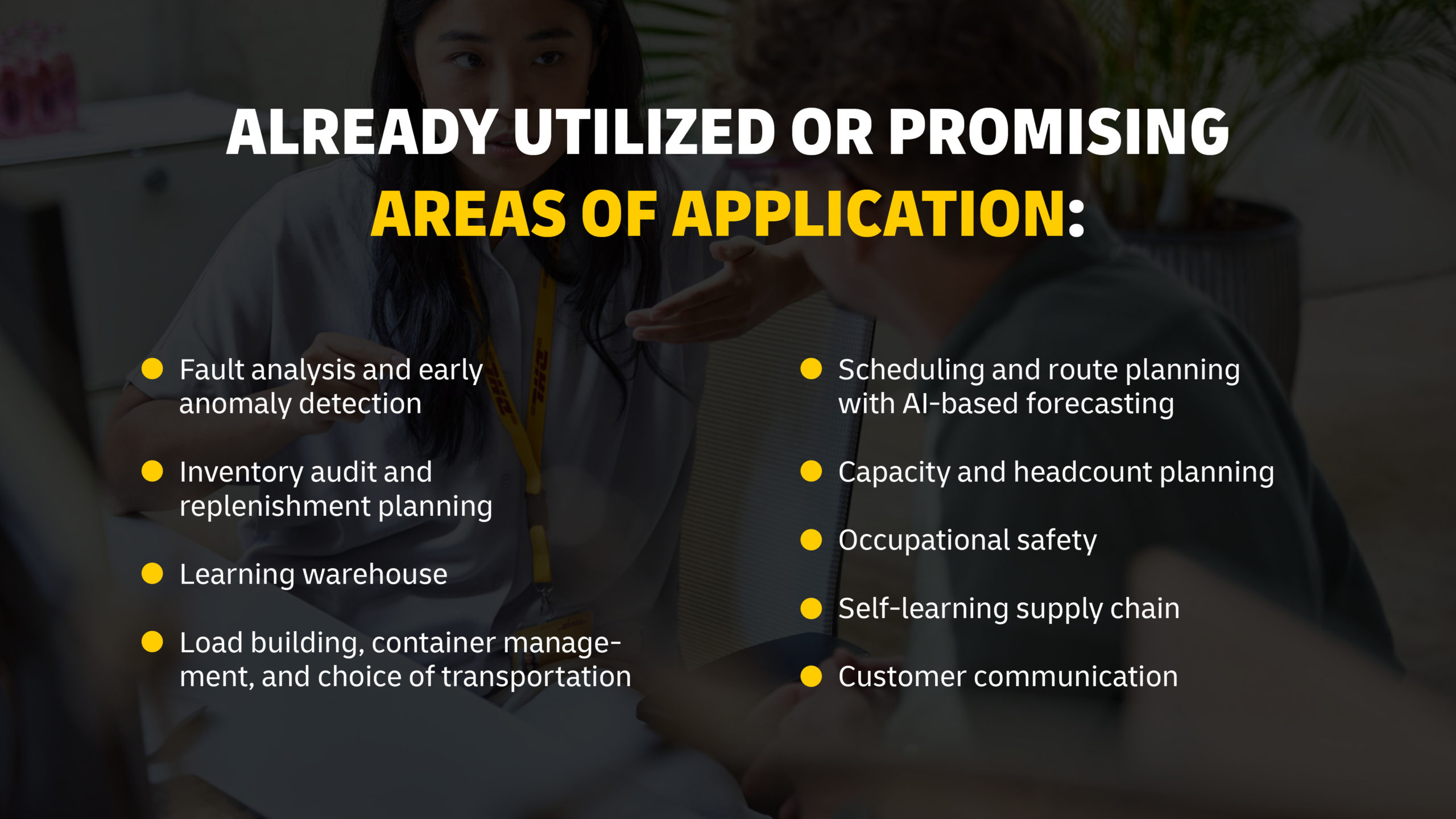 ChatGPT and the Like: AI in Logistics | DHL Freight