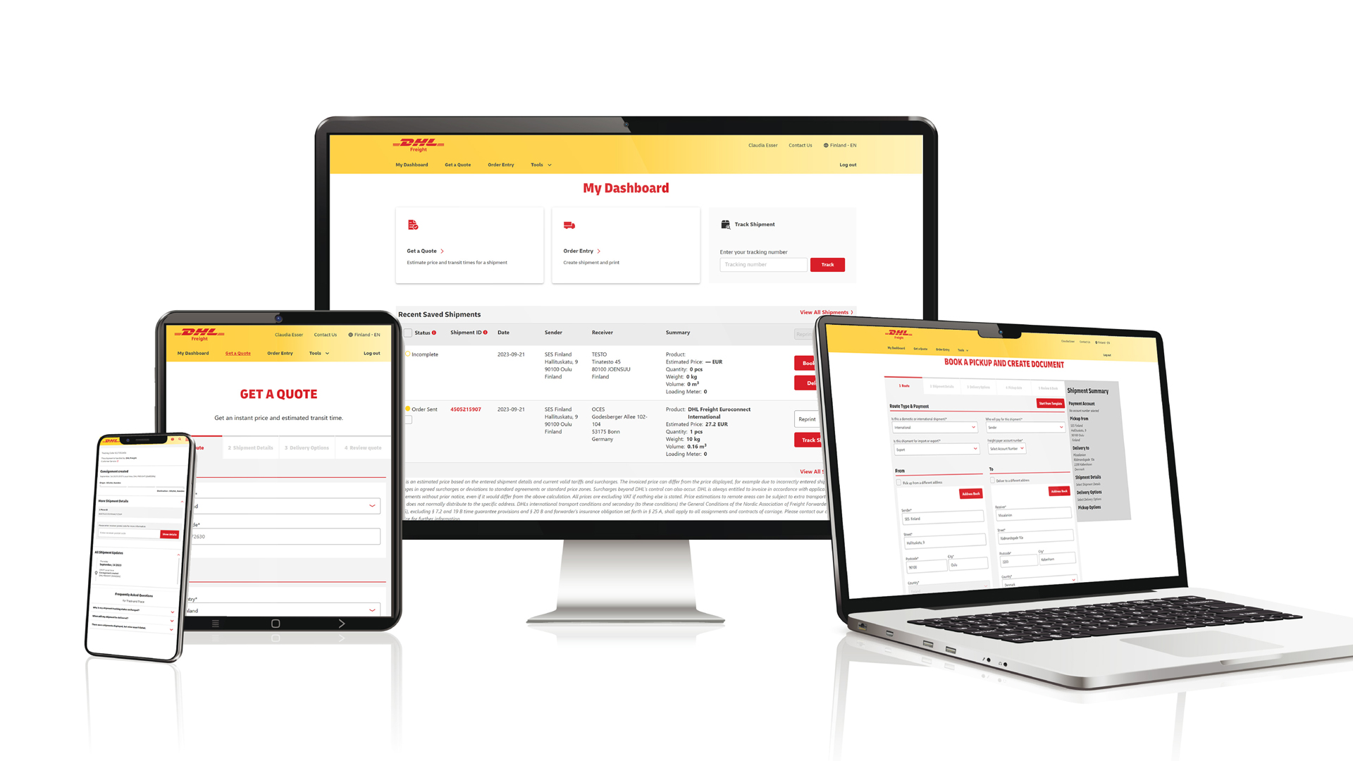 myDHLFreight – Innovative Customer Portal | DHL Freight