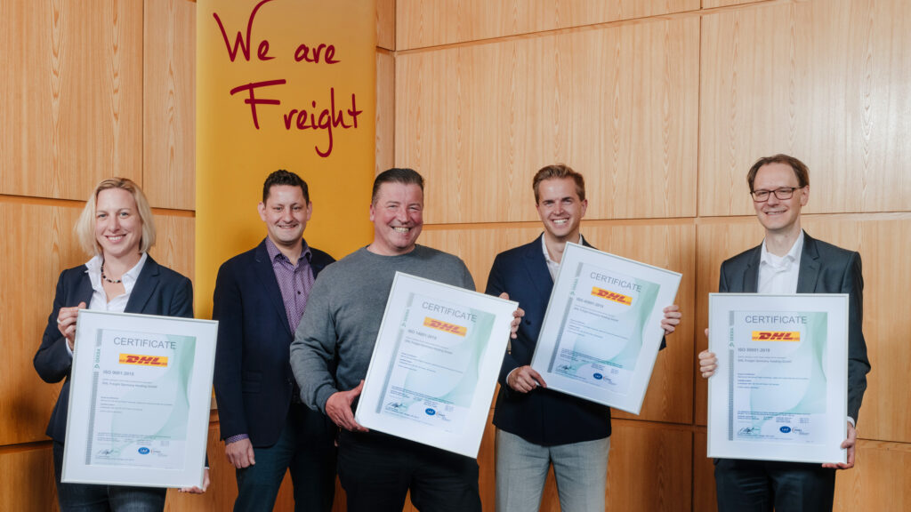 Four ISO Certificates for Consistently High Standards | DHL Freight
