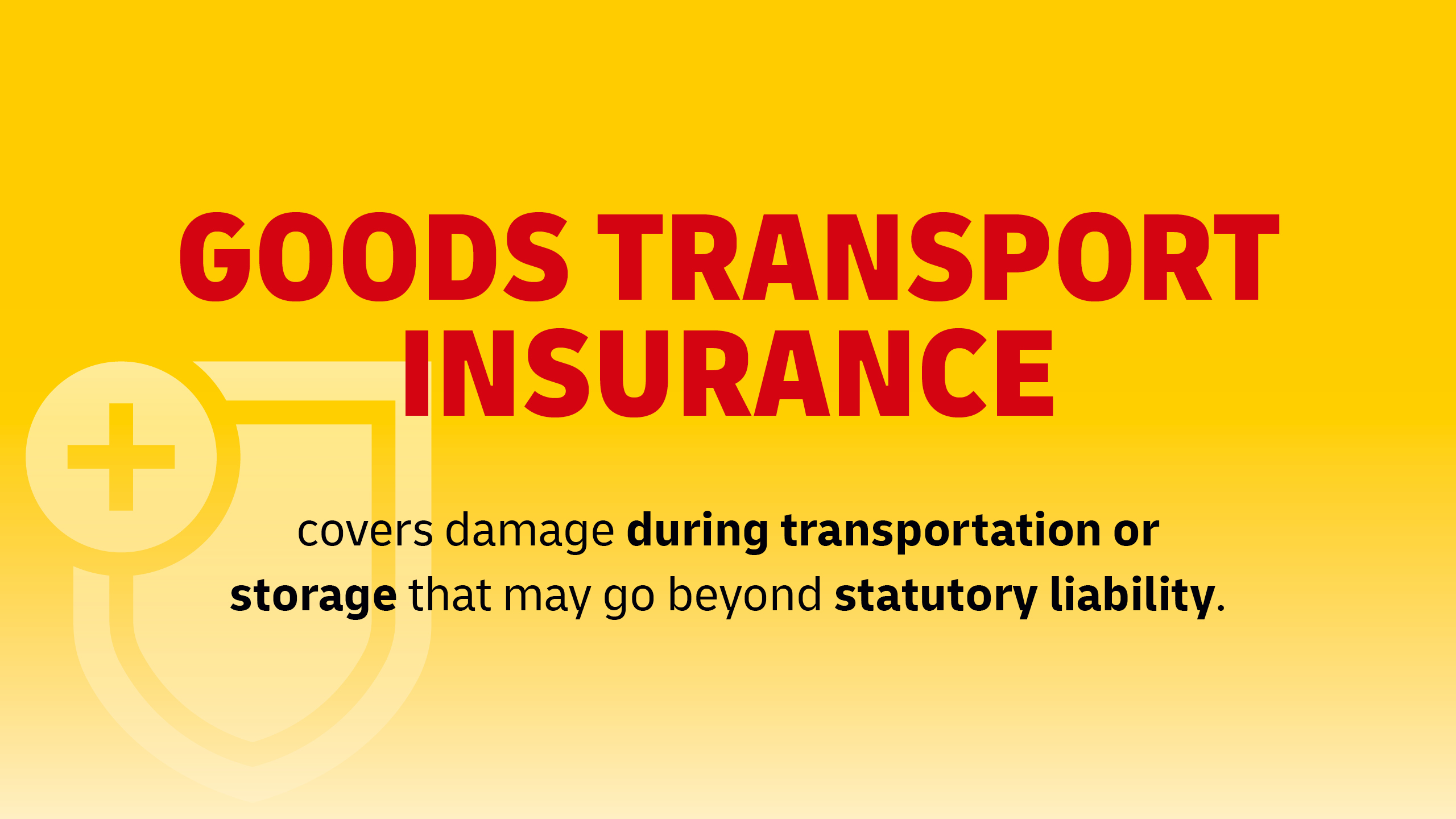 Transport Insurance – Needs and Useful Options | DHL Freight