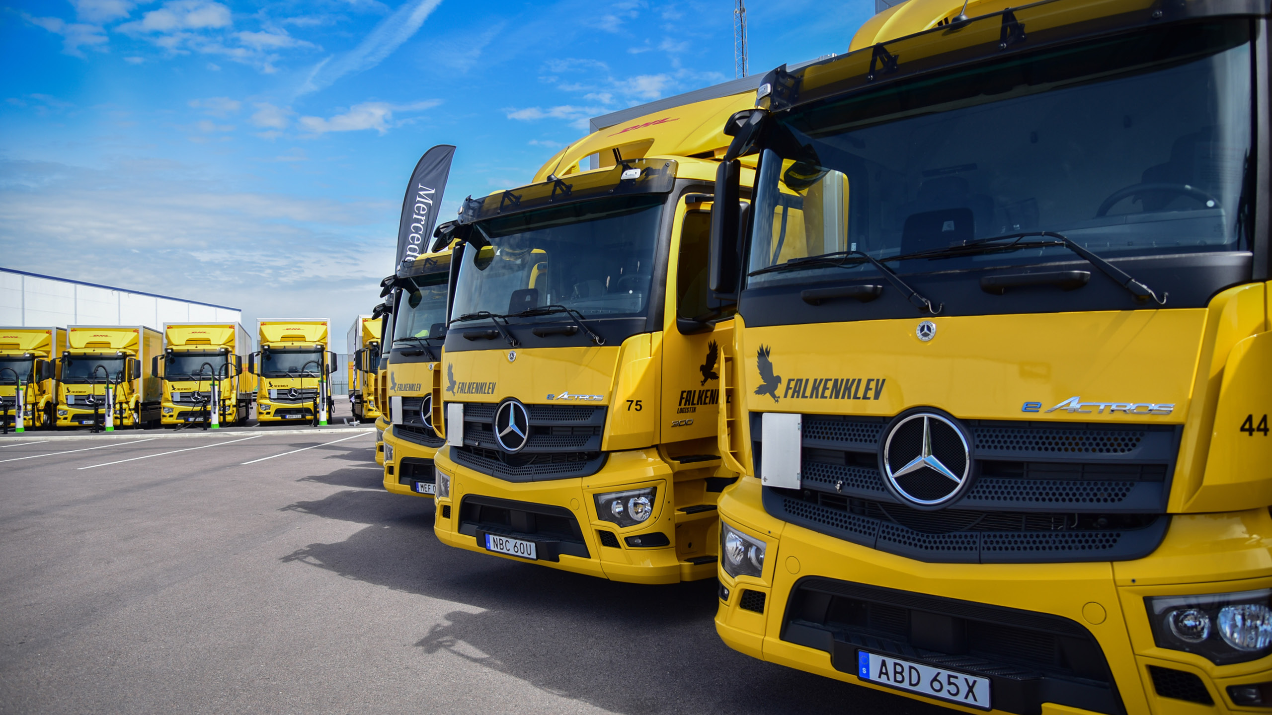 20 e-trucks for the fossil-free fleet in Sweden | DHL Freight